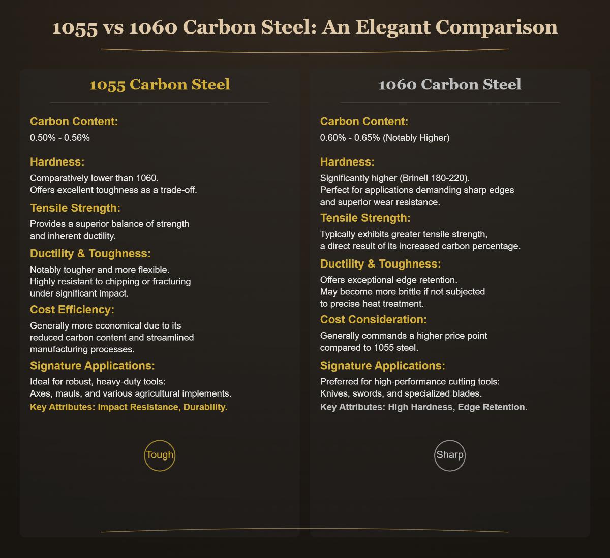 1055 vs. 1060 Carbon Steel: Key Differences - MFG Shop