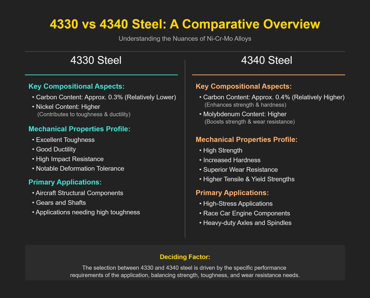 4330 Steel vs 4340 Steel: What's the Difference? - MFG Shop