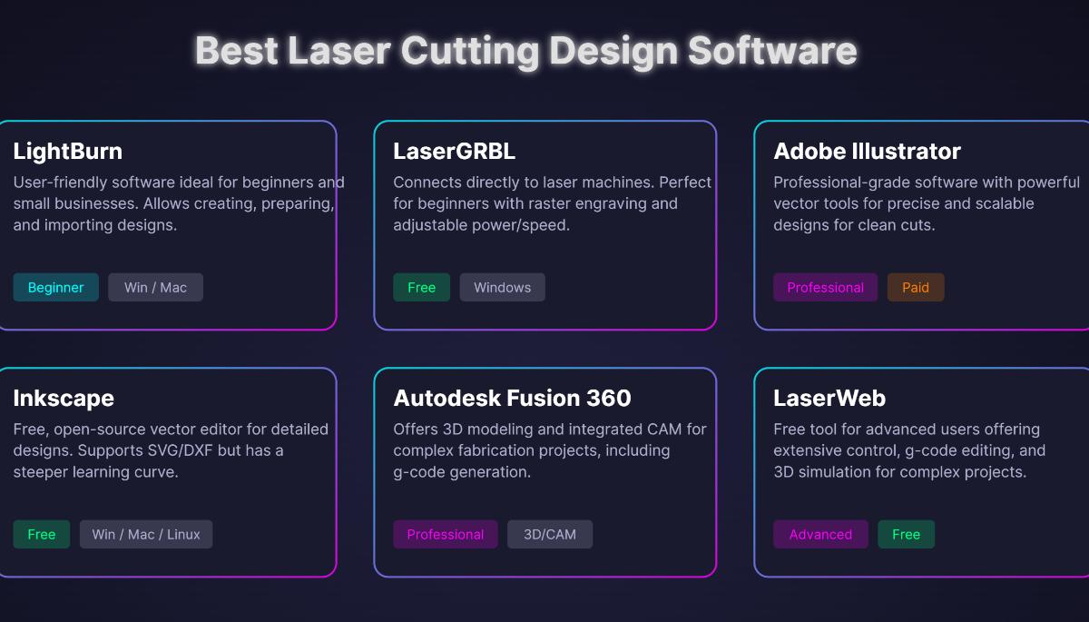 6 Best Laser Cutting Design Software Options - MFG Shop