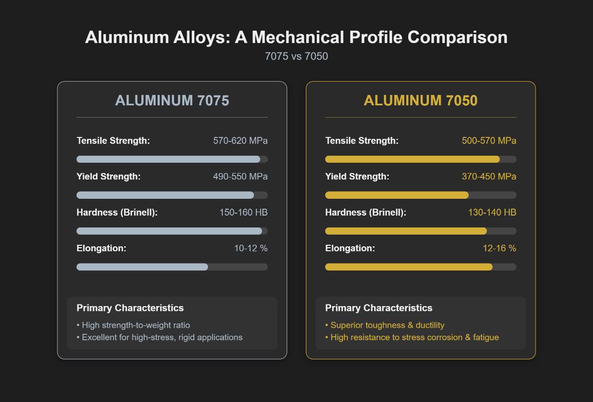 7050 vs 7075 Aluminum: Comprehensive Comparison for Engineers - MFG Shop