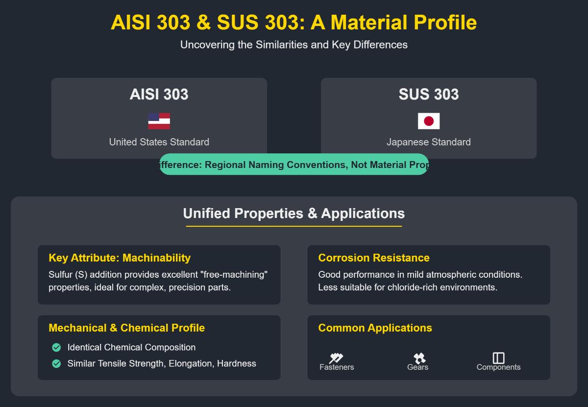 AISI 303 vs SUS 303 Stainless Steel: What's the Difference? - MFG Shop