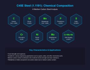 C45E Steel: Composition, Properties, and Uses - MFG Shop