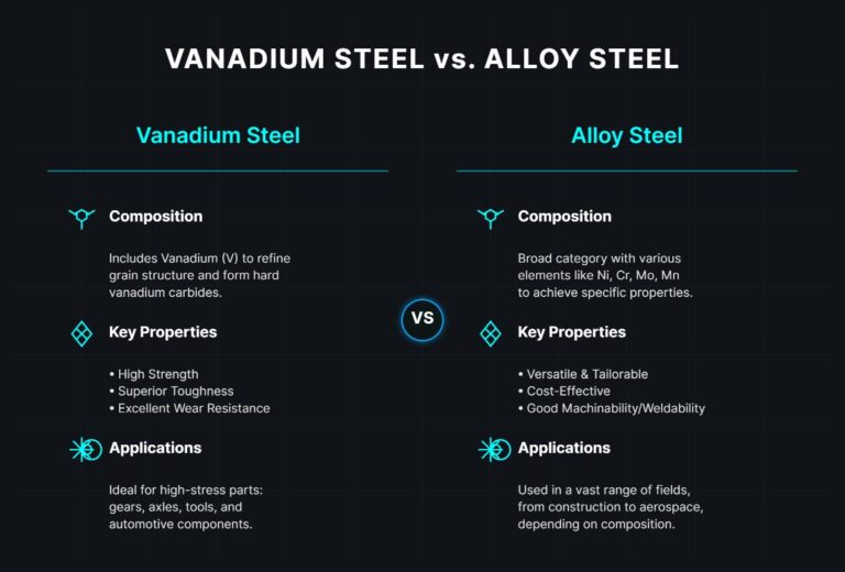 Chrome Vanadium Steel vs. Alloy Steel: What's the Difference? - MFG Shop