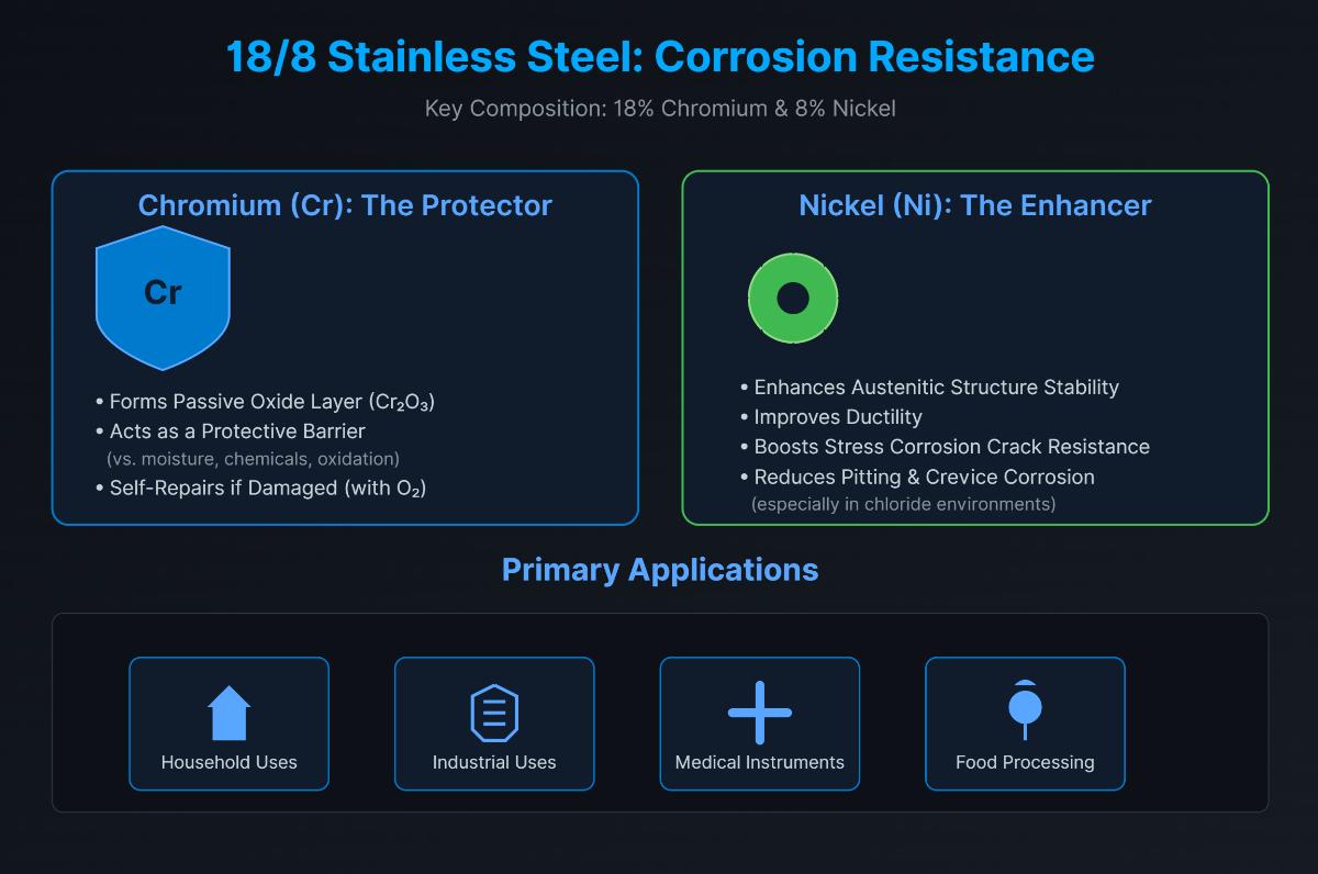 Comprehensive Guide to 18-8 Stainless Steel - MFG Shop