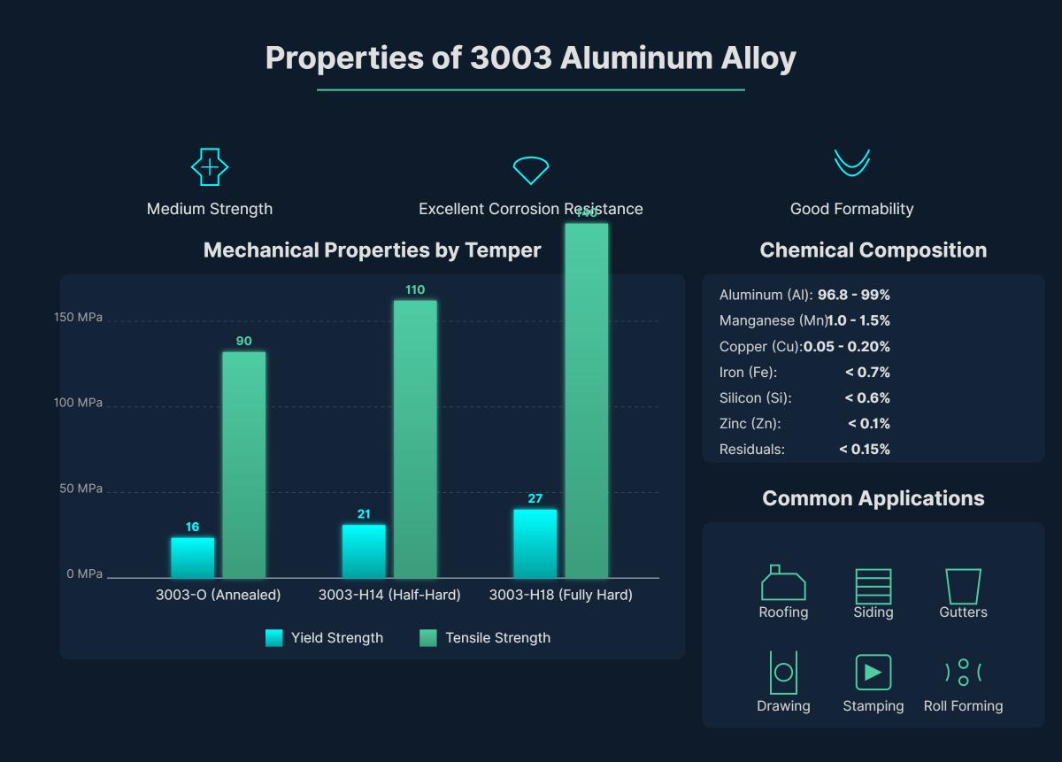 Comprehensive Guide to 3003 Aluminum: Properties, Applications, and ...