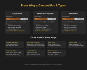 Comprehensive Guide to Brass Alloys: Composition and Properties - MFG Shop