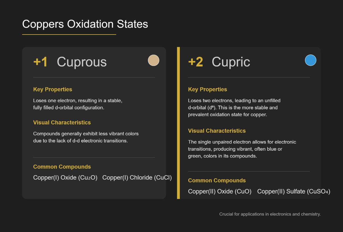 Comprehensive Guide to Copper Oxidation States - MFG Shop