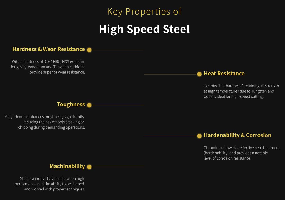 Guide complet de l'acier rapide : Propriétés, composition et ...