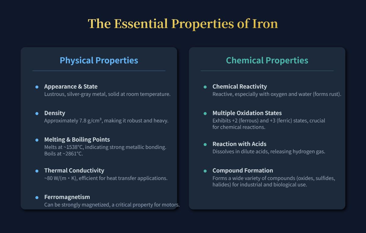 Comprehensive Guide to Iron: Properties, Applications, and Industry ...