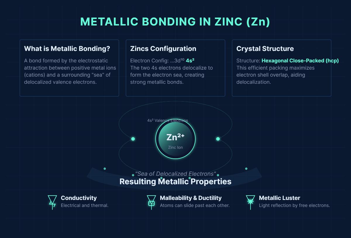 Comprehensive Guide to Metallic Bonding in Zinc - MFG Shop
