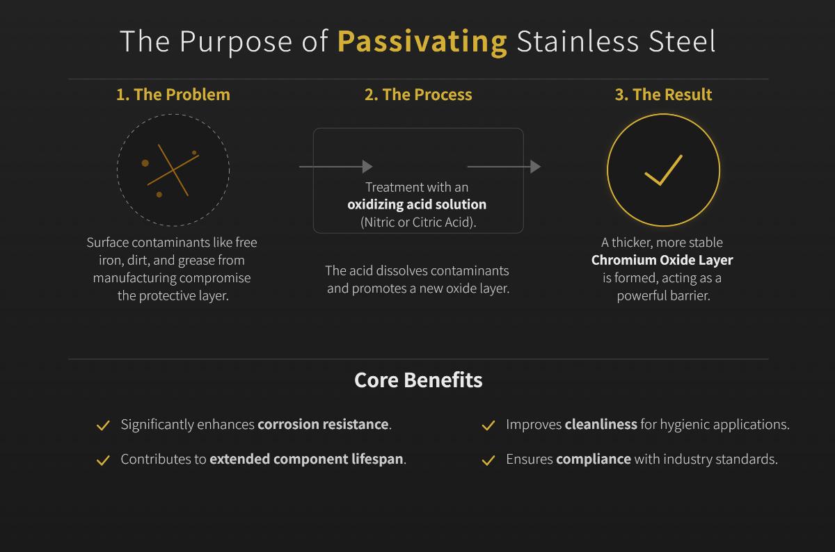 Comprehensive Guide to Stainless Steel Passivation - MFG Shop