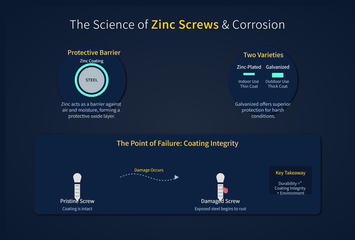 Do Zinc Screws Rust? Understanding Corrosion Resistance - MFG Shop