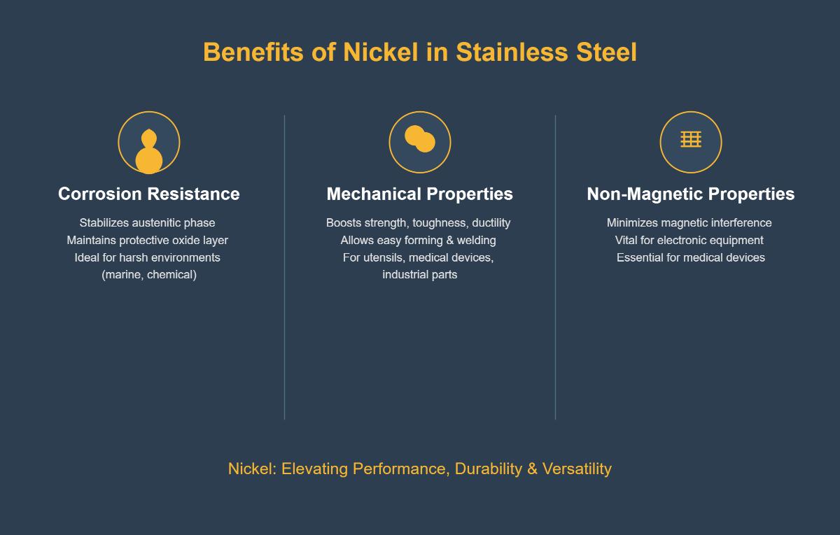 Does Stainless Steel Have Nickel? Composition, Benefits, and Safety ...
