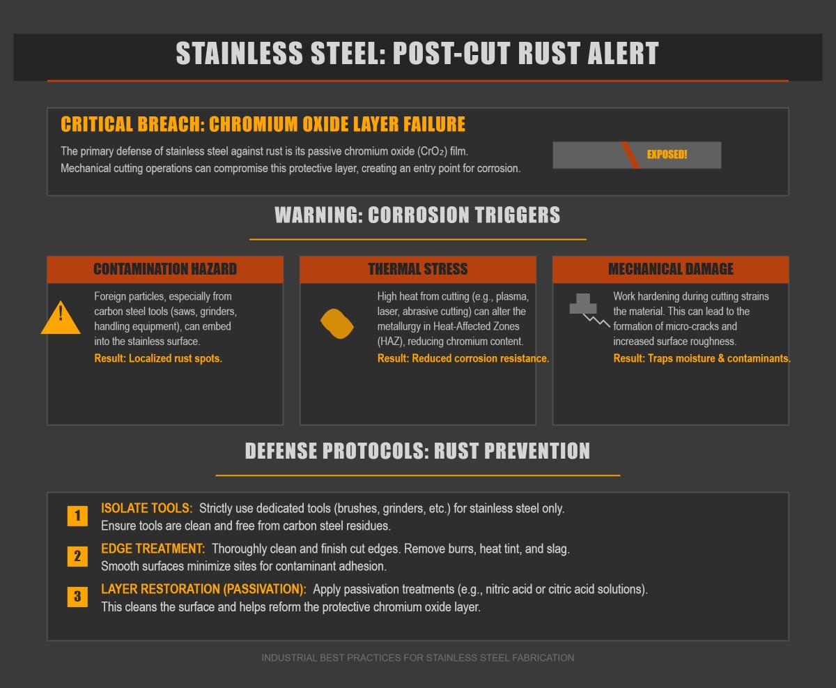 Does Stainless Steel Rust When Cut? - MFG Shop