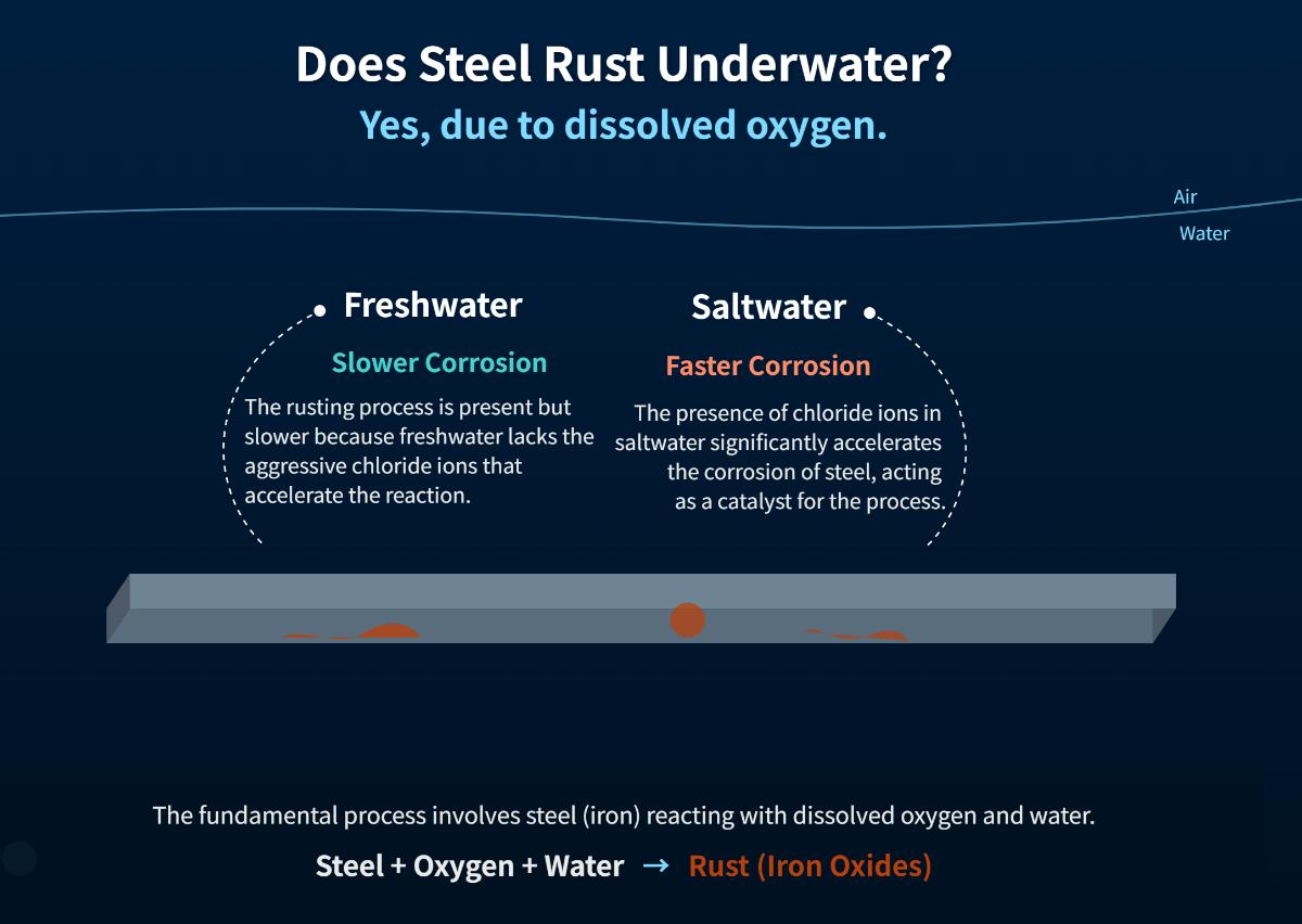 Does Steel Rust in Water? Understanding the Process and Prevention - MFG Shop