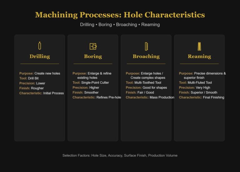 Drilling, Boring, Broaching, and Reaming: Key Differences Explained ...