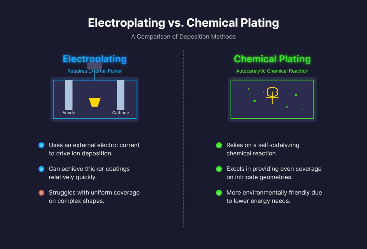Electroplating vs. Chemical Plating: Key Differences and Applications ...