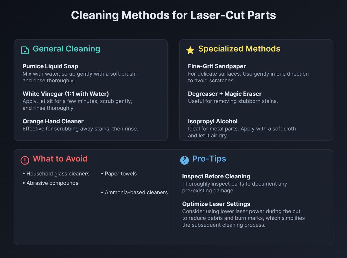 How to Clean Laser Cut Parts: A Comprehensive Guide - MFG Shop