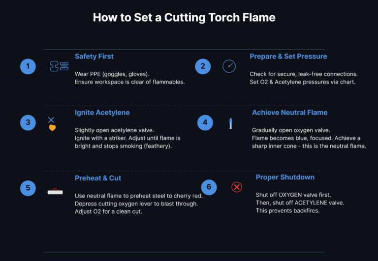 How to Cut Steel with a Torch: A Guide - MFG Shop