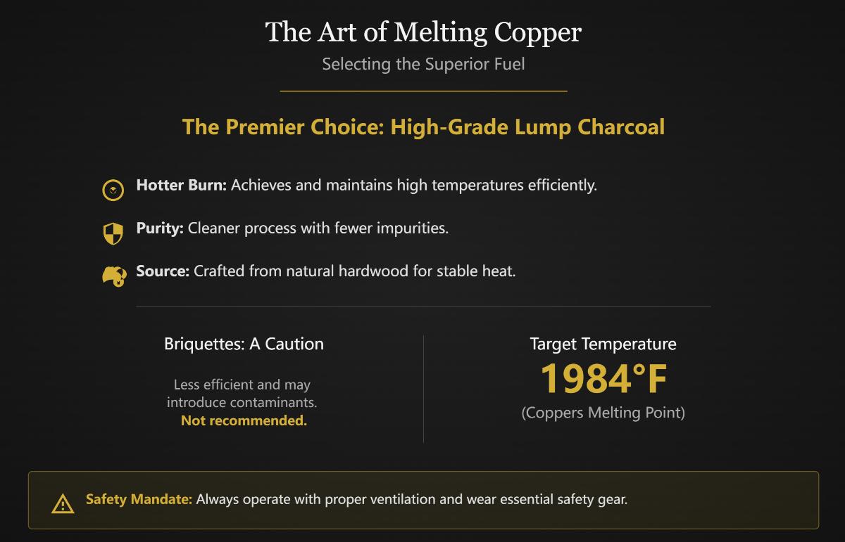 How to Melt Copper with Charcoal: A Complete Beginner's Guide - MFG Shop