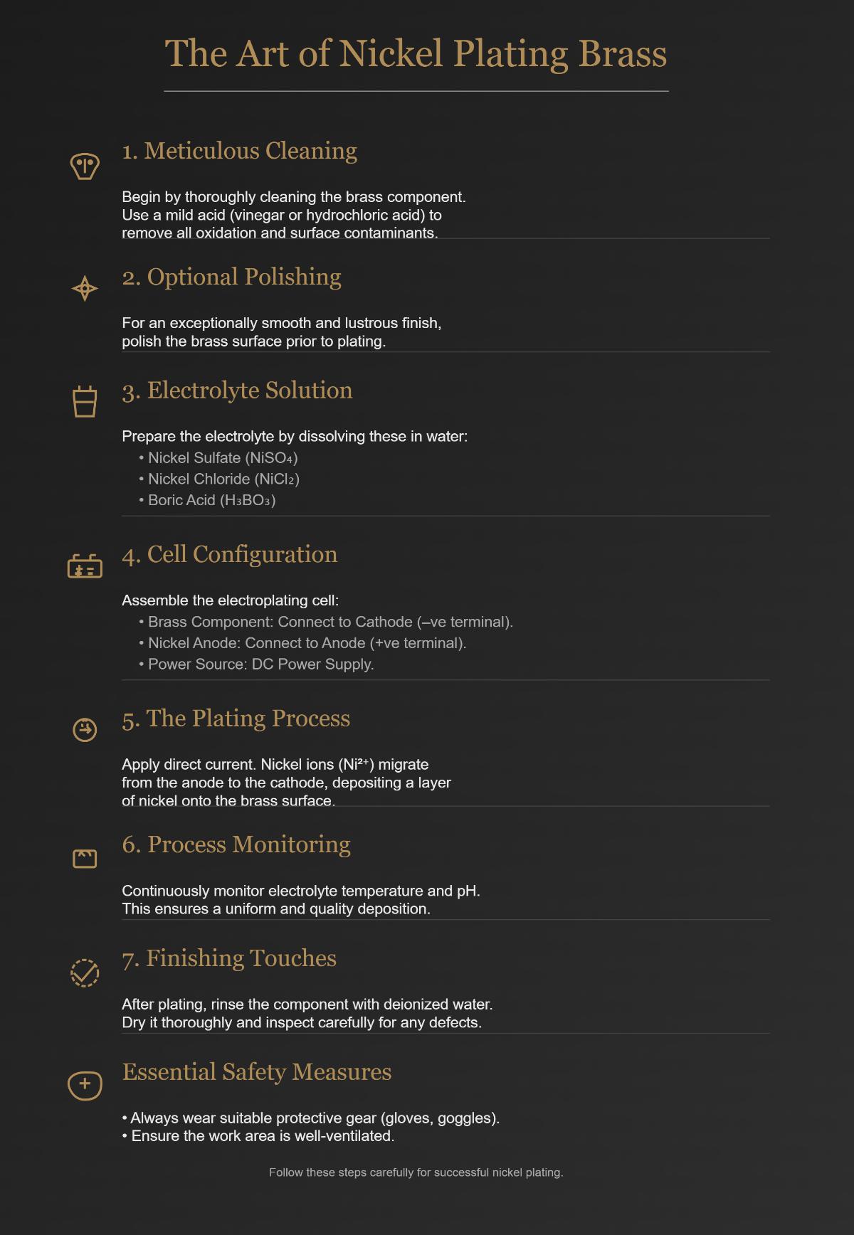 How to Nickel Plate Brass: A Step-by-Step Guide - MFG Shop