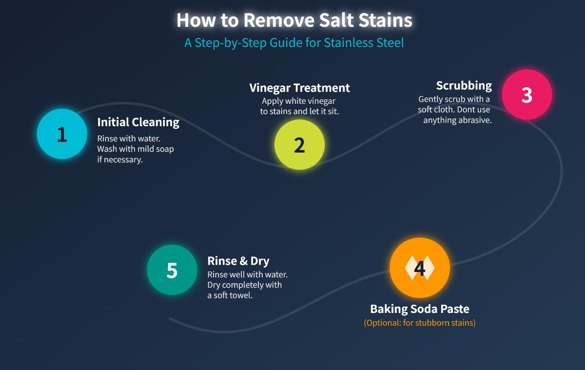 How to Remove Salt Stains from Stainless Steel: A Step-by-Step Guide ...