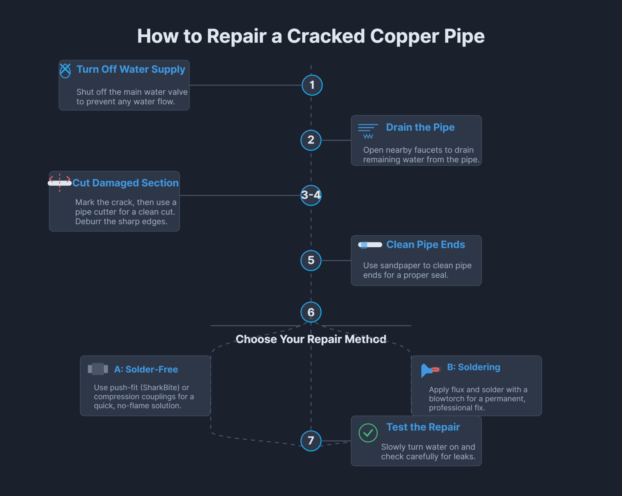 How to Repair a Cracked Copper Pipe: A Step-by-Step Guide - MFG Shop