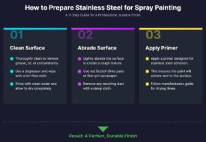 How to Spray Paint Stainless Steel: A Complete Guide - MFG Shop