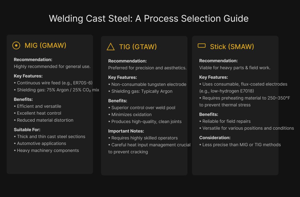 How to Weld Cast Steel: A Step-by-Step Guide - MFG Shop