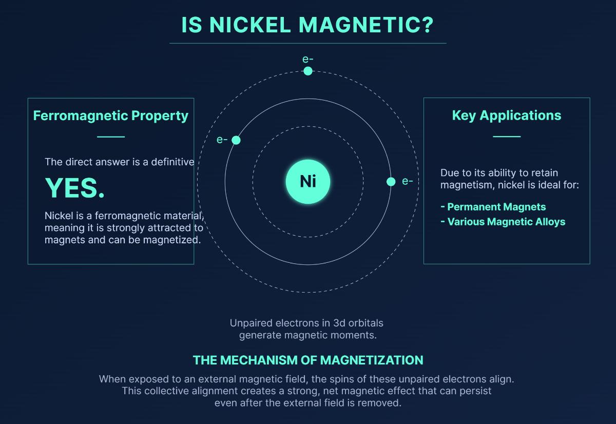 Is Nickel Magnetic? Understanding Its Magnetic Properties - MFG Shop