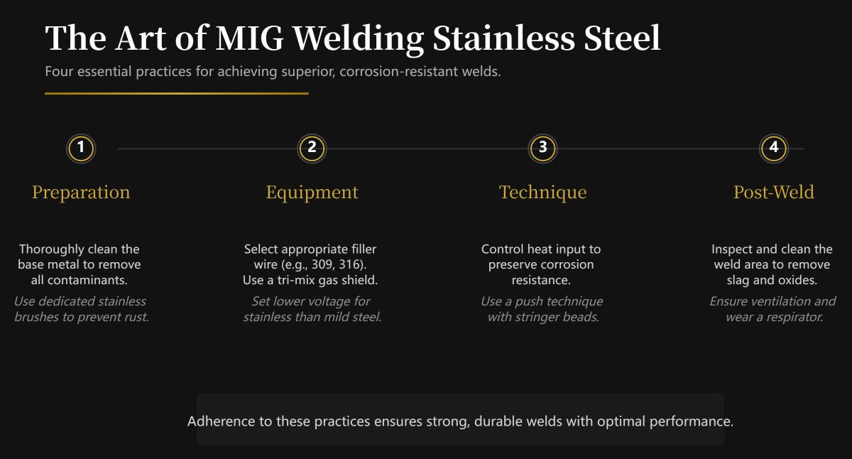 MIG Welding Stainless Steel: A Comprehensive Step-by-Step Guide - MFG Shop