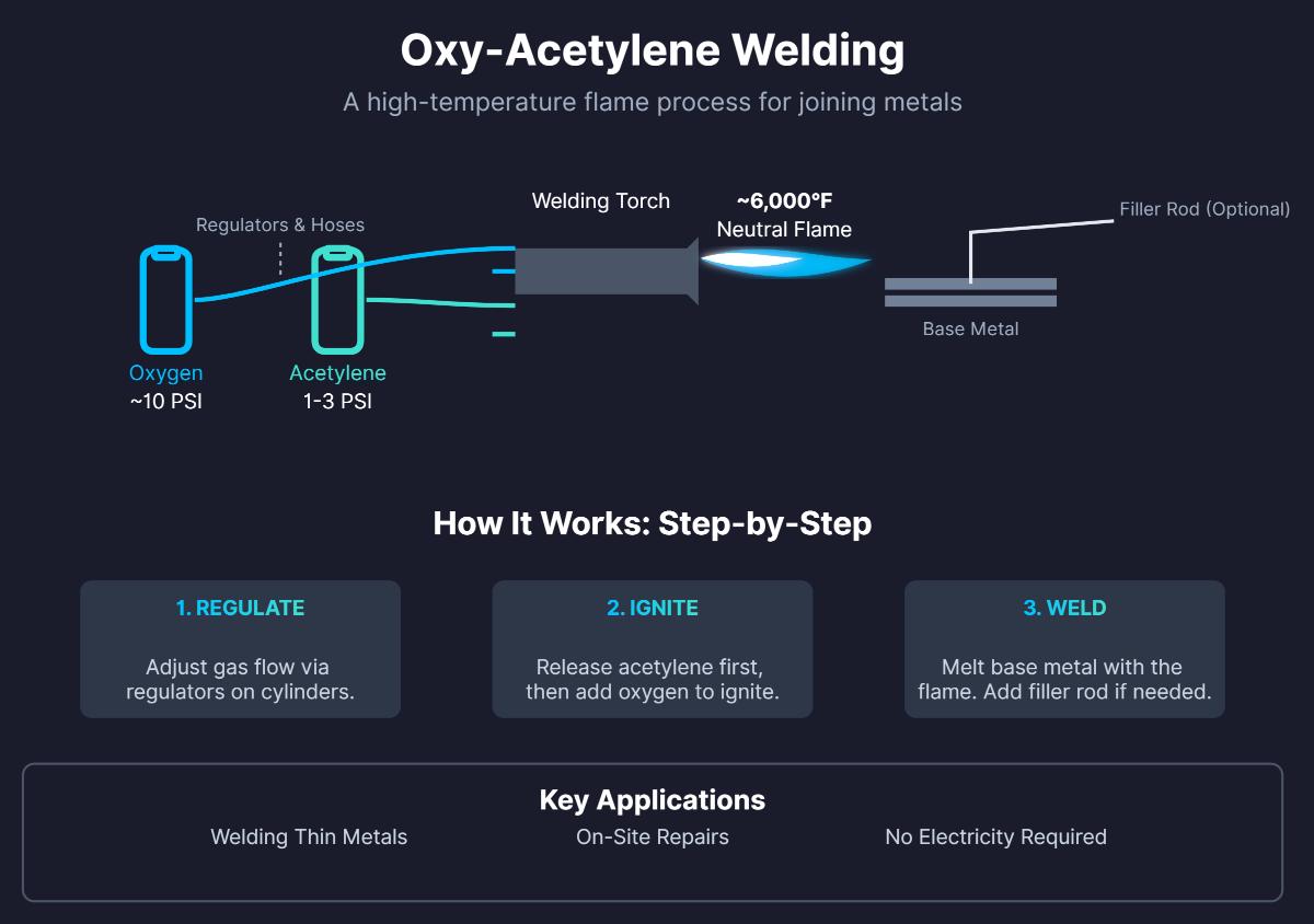 Oxy-Acetylene Welding: Uses, Process, and Safety Guide - MFG Shop