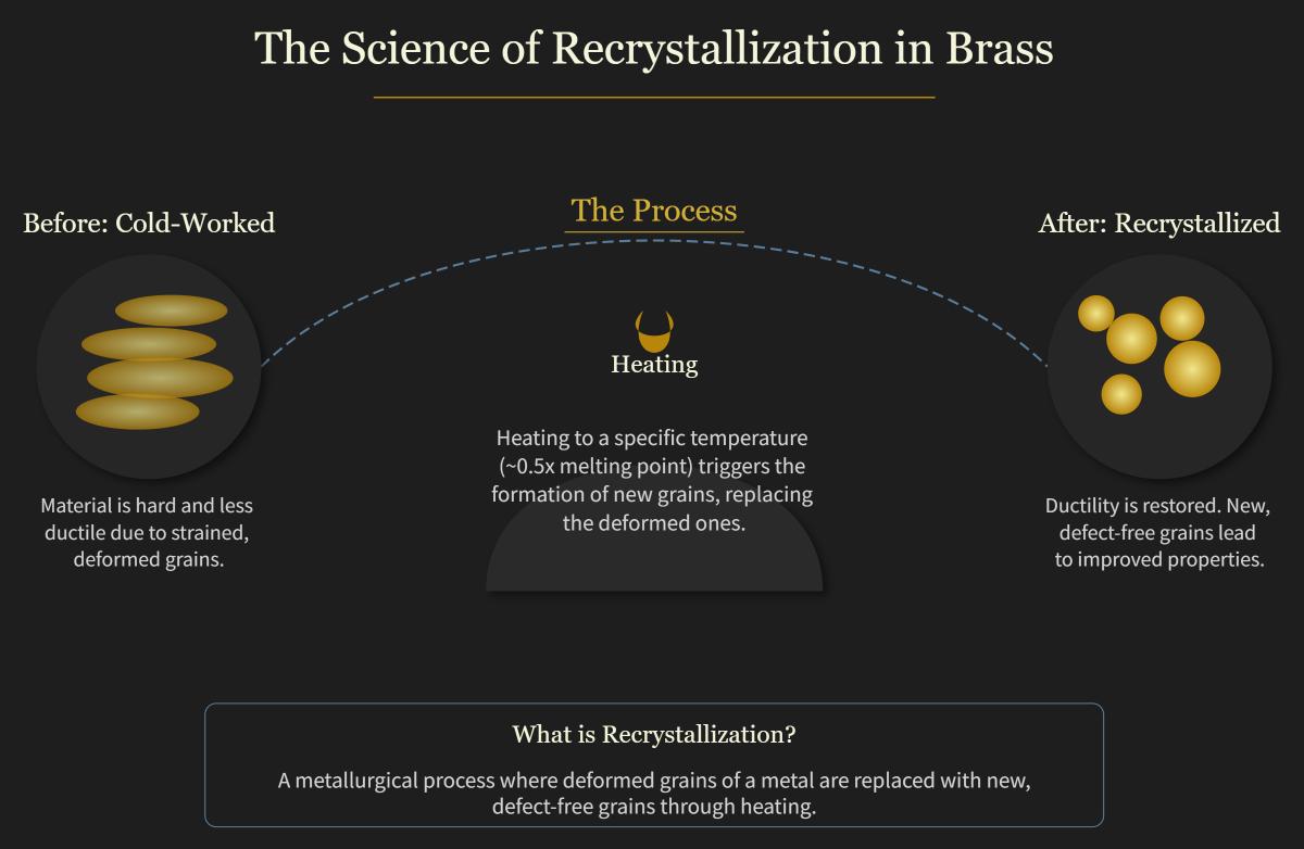 Recrystallization of Brass: A Complete Guide - MFG Shop