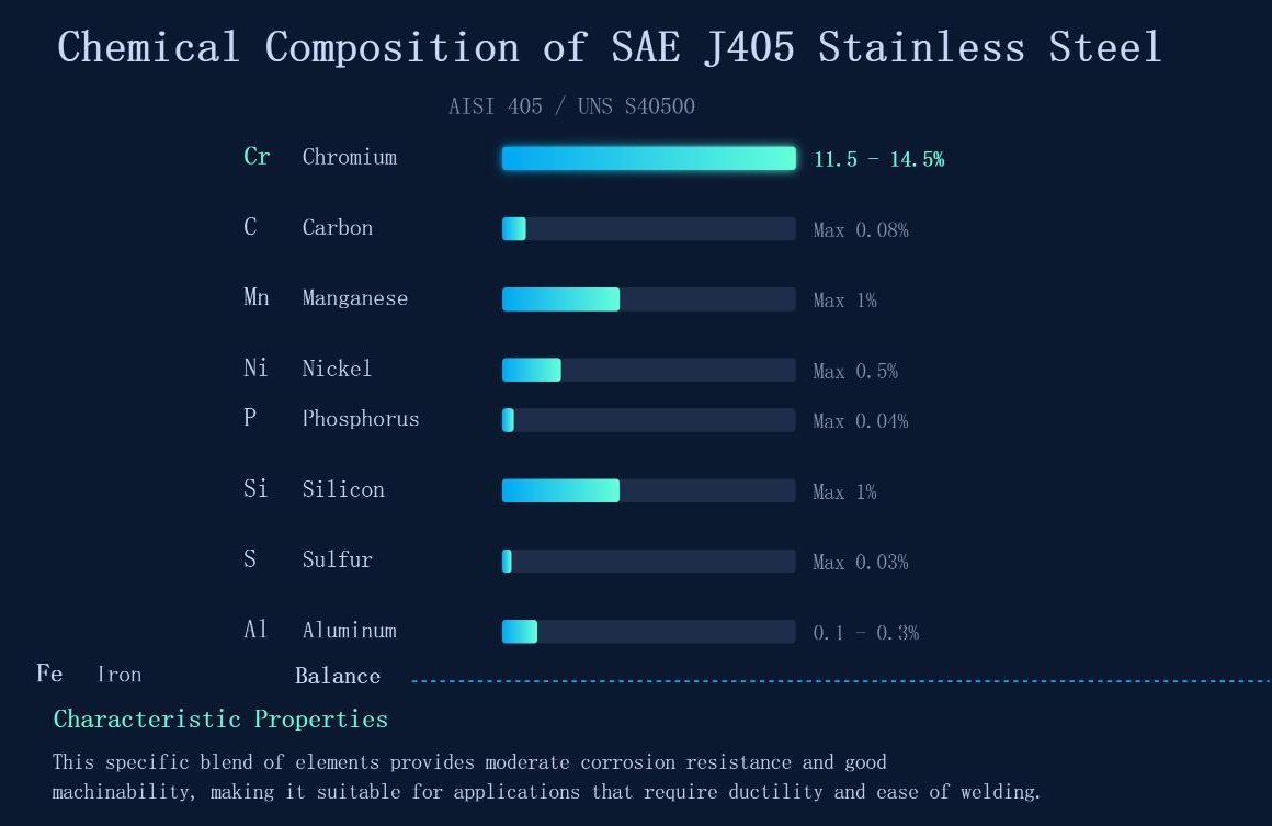 SAE J405 Stainless Steel: Composition, Properties, and Applications - MFG Shop