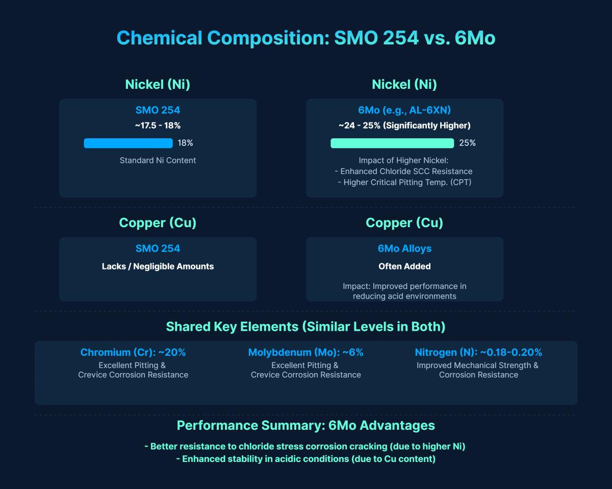 SMO 254 vs 6Mo: What’s the Difference? - MFG Shop