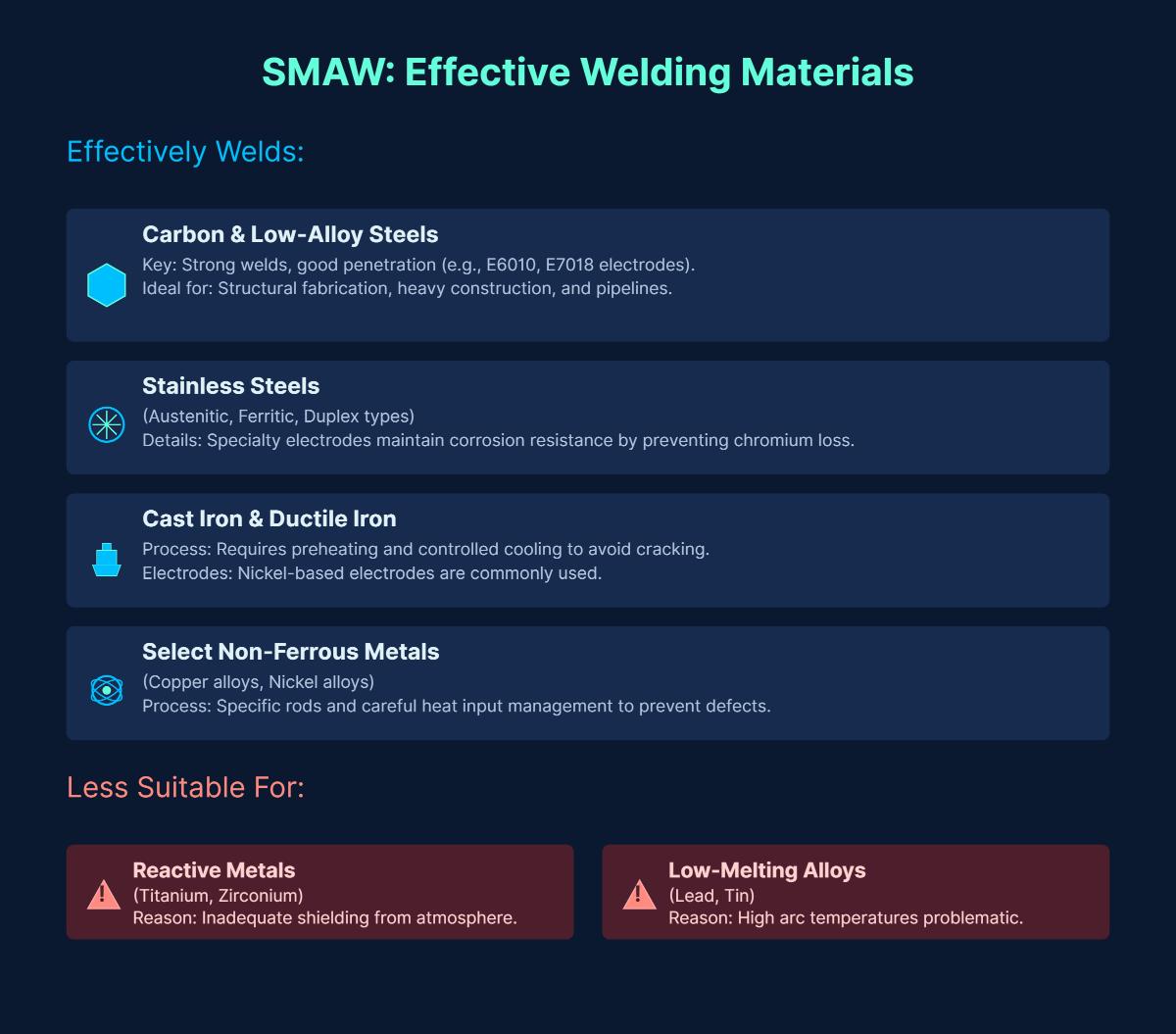 Shielded Metal Arc Welding (SMAW): Advantages, Disadvantages, and ...