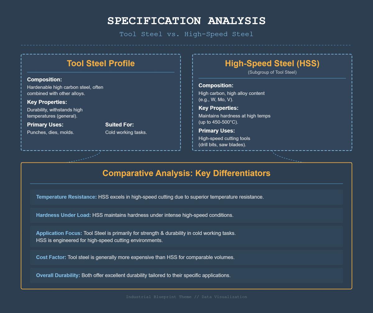 Tool Steel vs High-Speed Steel: Key Differences - MFG Shop
