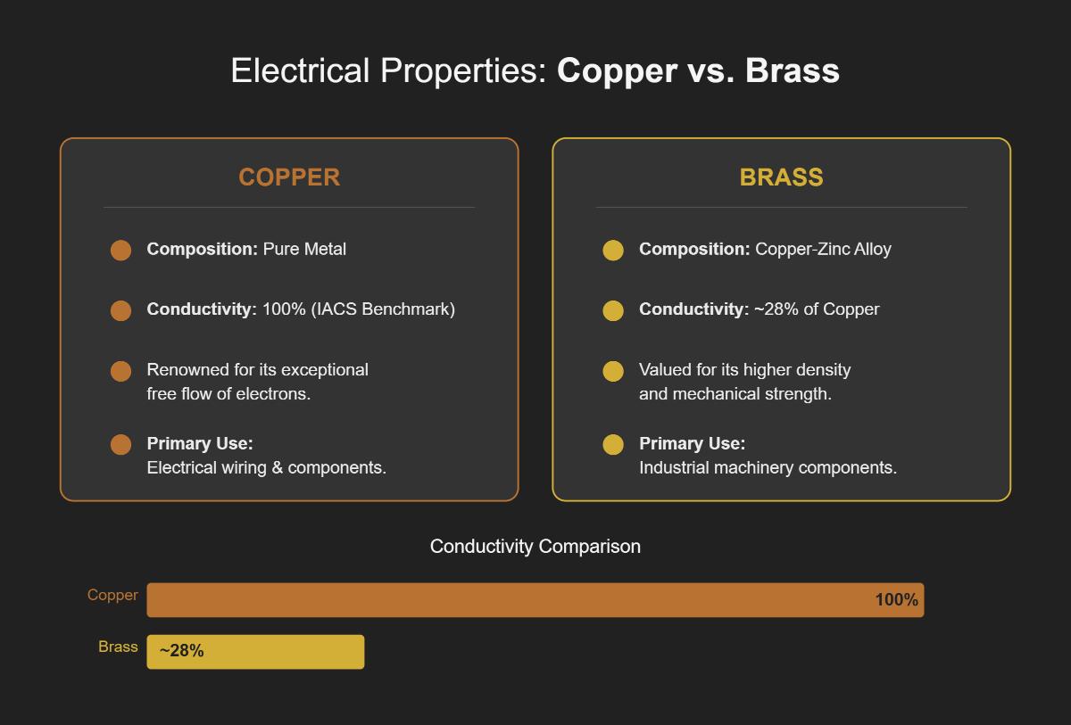 Understanding Brass and Copper for Electrical Conductivity - MFG Shop