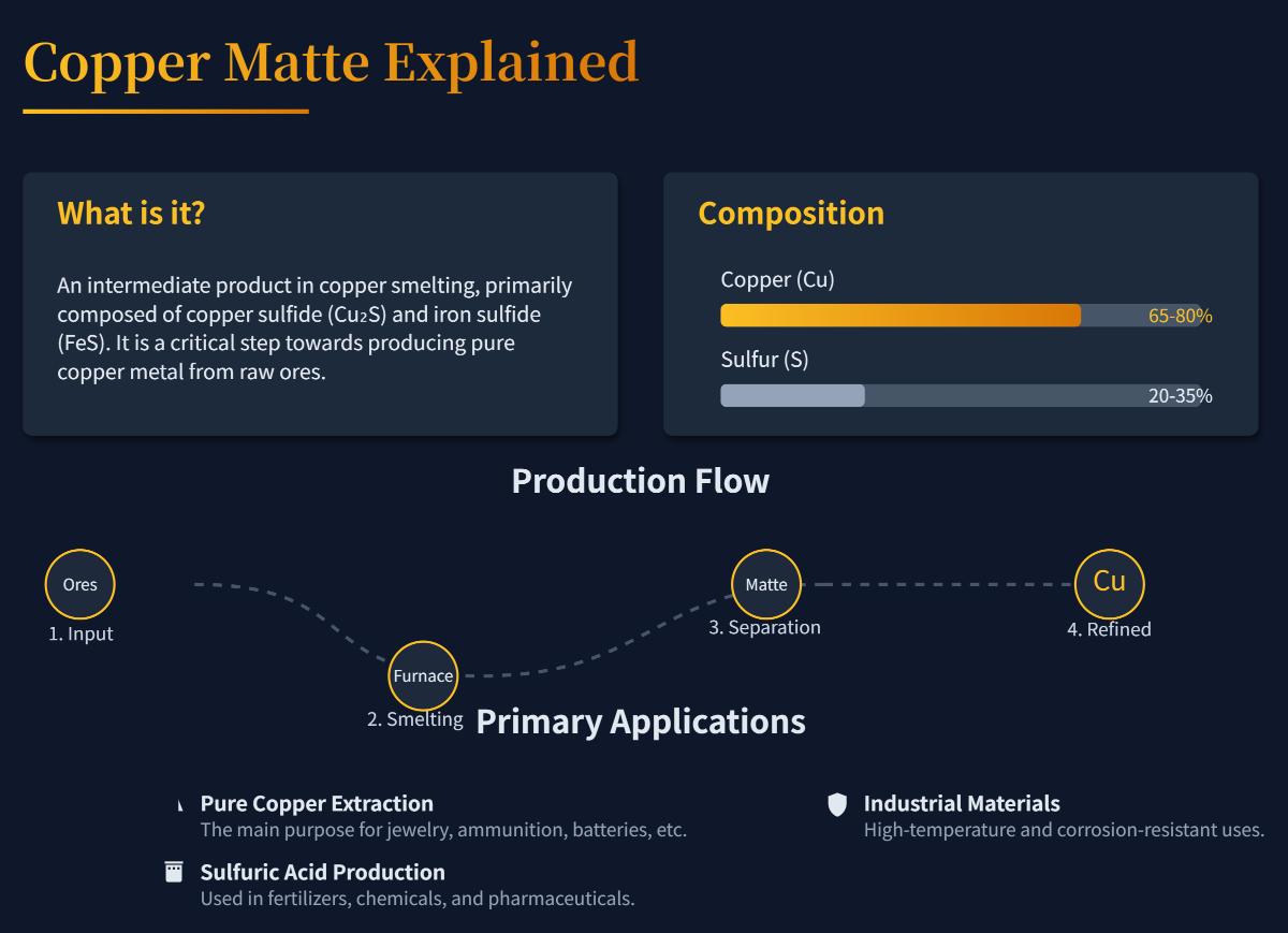 Understanding Copper Matte: Production, Uses, and Benefits - MFG Shop