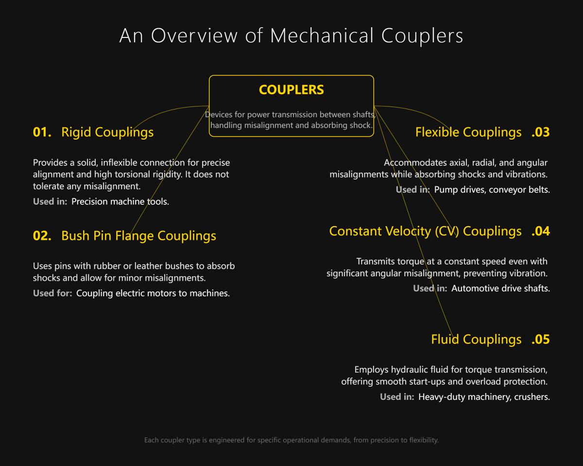 Understanding Different Types of Couplers: A Comparative Guide - MFG Shop