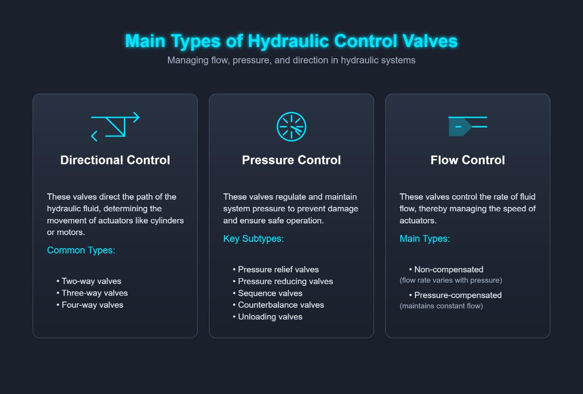 Understanding Hydraulic Control Valves: A Beginner's Guide - MFG Shop