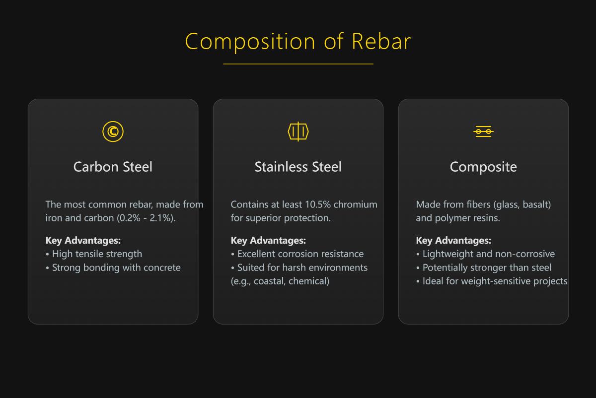 Understanding Rebar: Composition, Uses, and Types - MFG Shop