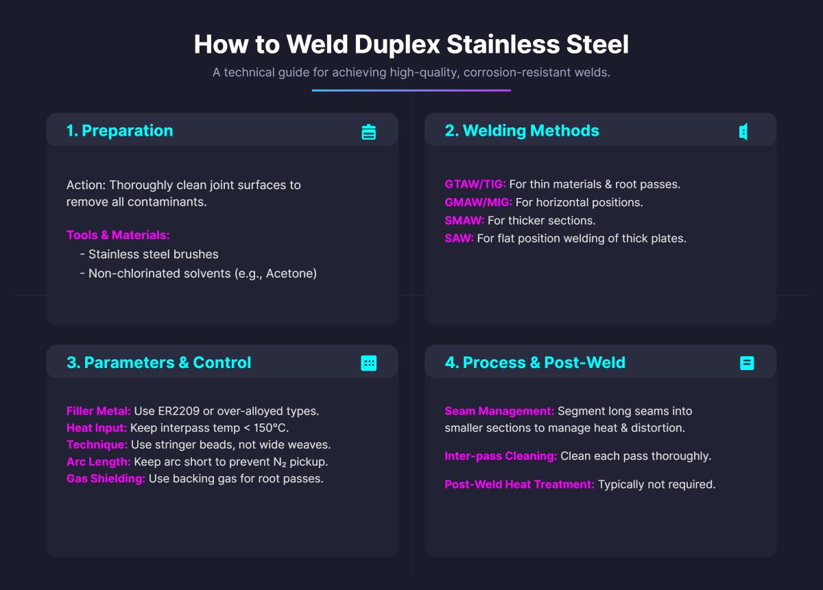 Welding Duplex Stainless Steel: A Comprehensive Step-by-Step Guide ...