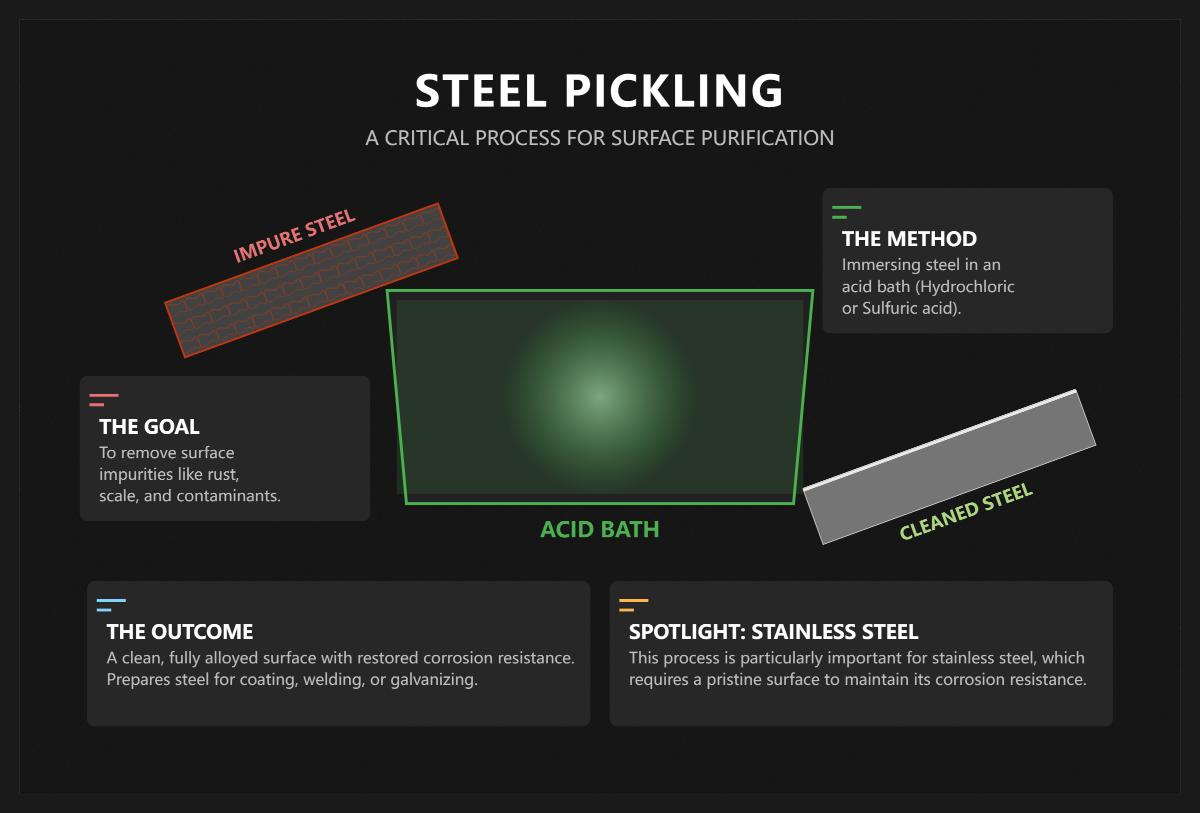 What is Steel Pickling? Process and Uses Explained - MFG Shop