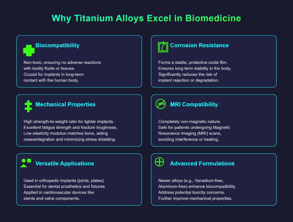 Why Titanium Alloys Are Used in Biomedical Applications - MFG Shop