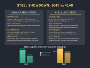 1040 Steel vs. 4140 Steel: A Comprehensive Comparison - MFG Shop