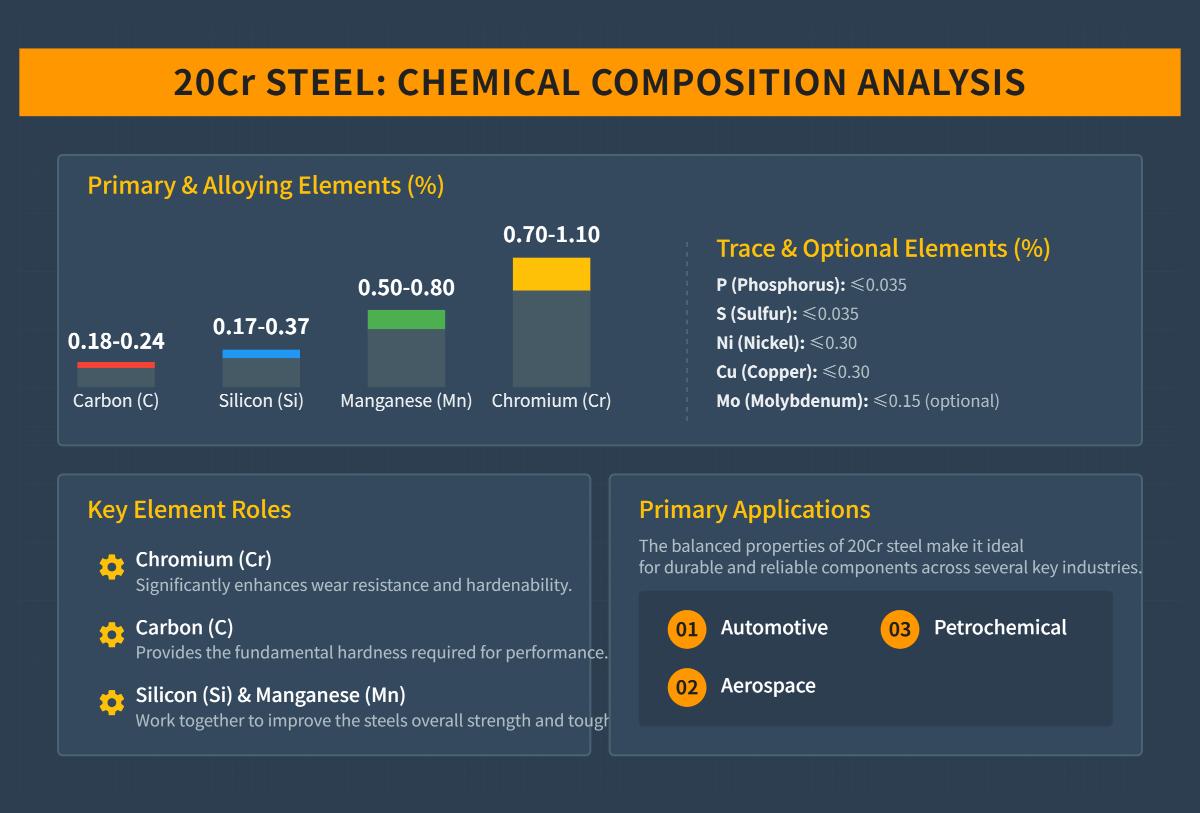 20Cr Steel: Composition, Properties, and Equivalents - MFG Shop
