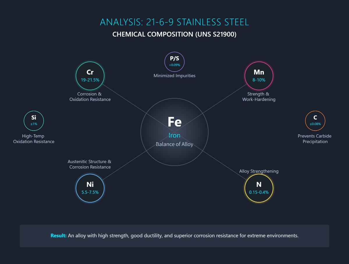 21-6-9 Stainless Steel (UNS S21900): Composition, Properties, and Uses - MFG Shop