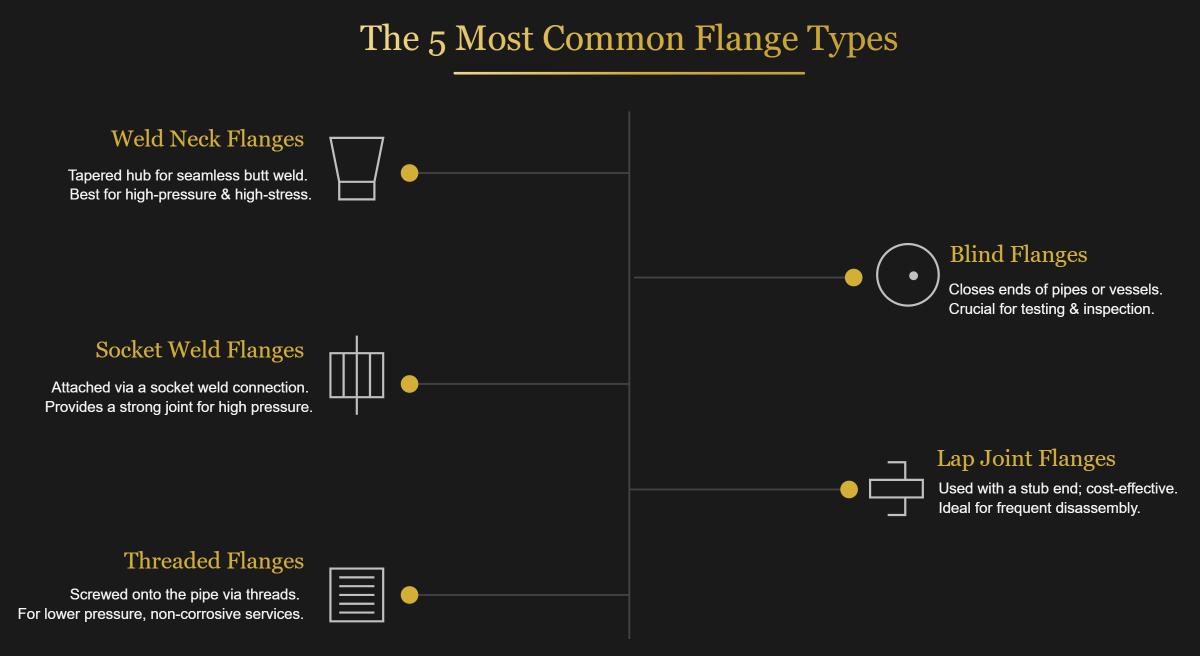 5 Types of Flanges Used in Pressure Vessels - MFG Shop