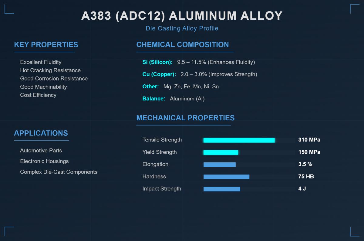 A Comprehensive Guide to A383 Aluminum (ADC12) Alloy - MFG Shop